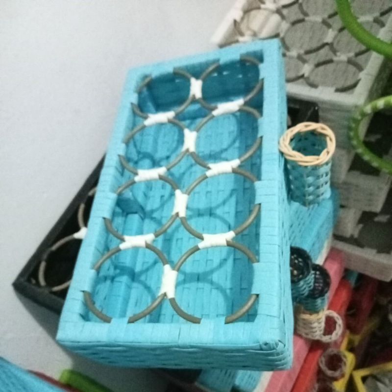 Jual Tempat akua gelas keranjang air tempat air mineral rak akua gelas ...