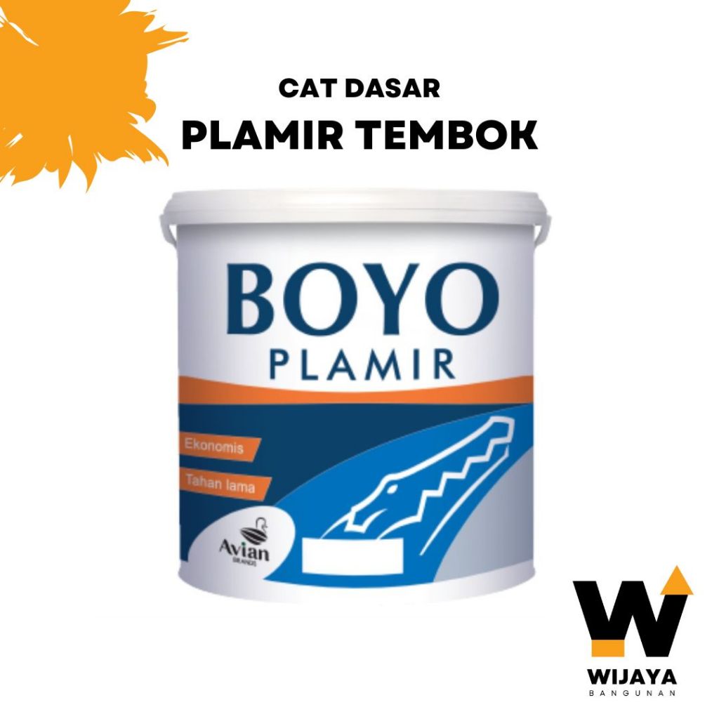 Jual BOYO PLAMIR Cat Dasar Tembok 5 KG & 25 KG | Shopee Indonesia