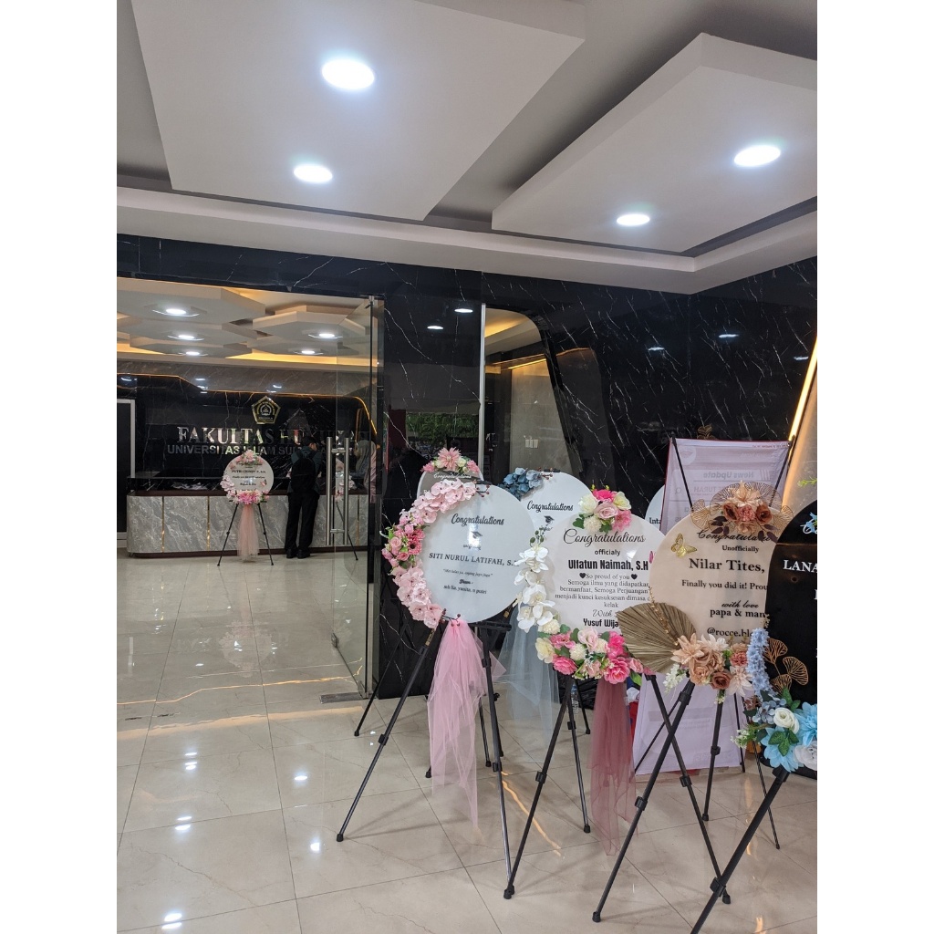 Jual 1 set papan ucapan graduation, semprotulation, dan hippocratic oat ...