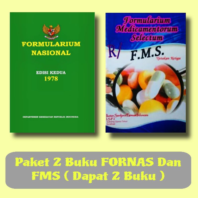 Jual Paket 2 Buku Farmasi : Formularium Nasional ( Fornas ) Dan ...