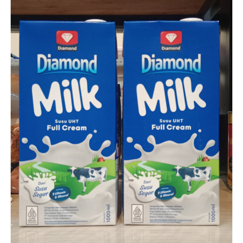 Jual UHT DIAMOND FULL CREAM 1 LITER | Shopee Indonesia