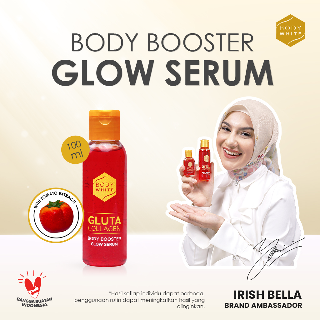 Jual Body White Collagen Gluta Collagen Body Booster Glow Serum 100ml ...