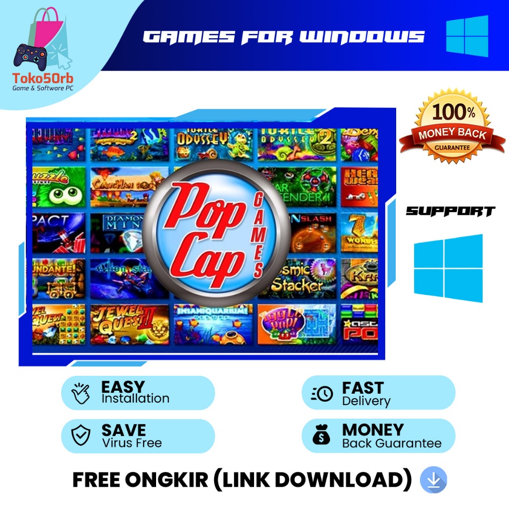 Jual 80 PopCap Games Collection 80 Koleksi Game Ringan Untuk PC ...