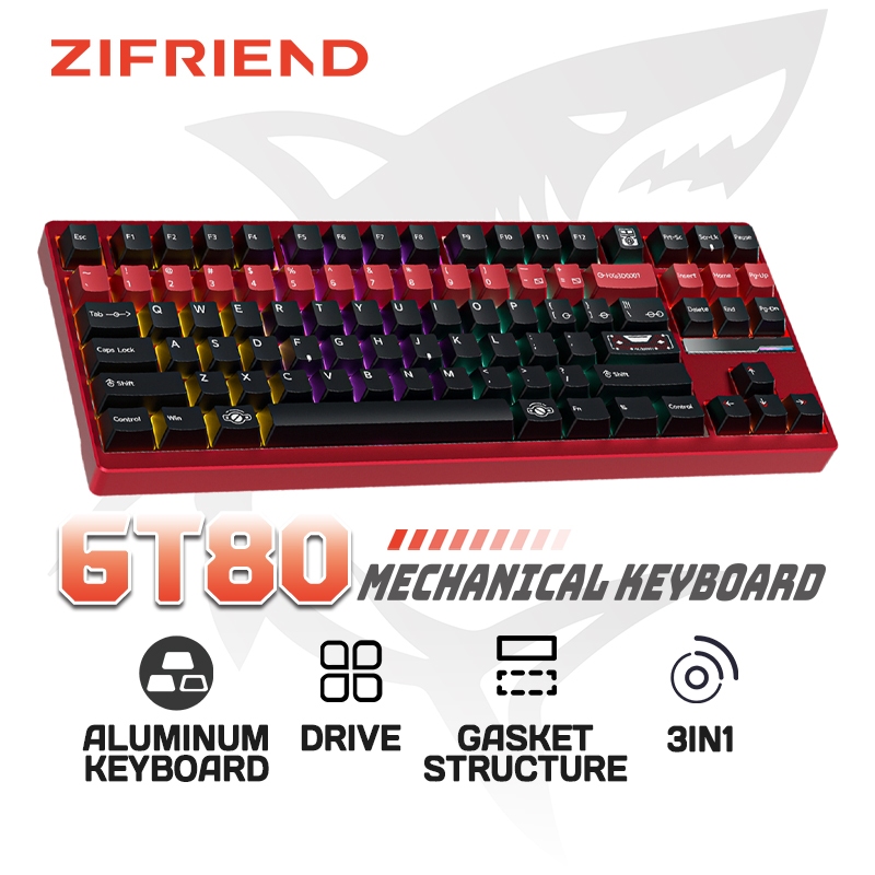 Jual FURYCUBE GT80 Aluminum Mechanical Keyboard | Shopee Indonesia