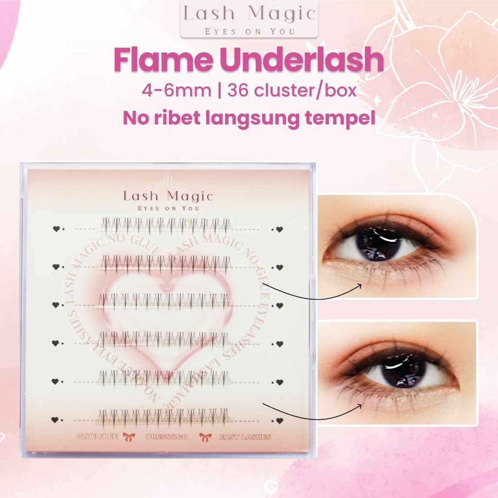 Jual LASH MAGIC BULU MATA BAWAH TANPA LEM ( LANGSUNG TEMPEL ) LOWER ...