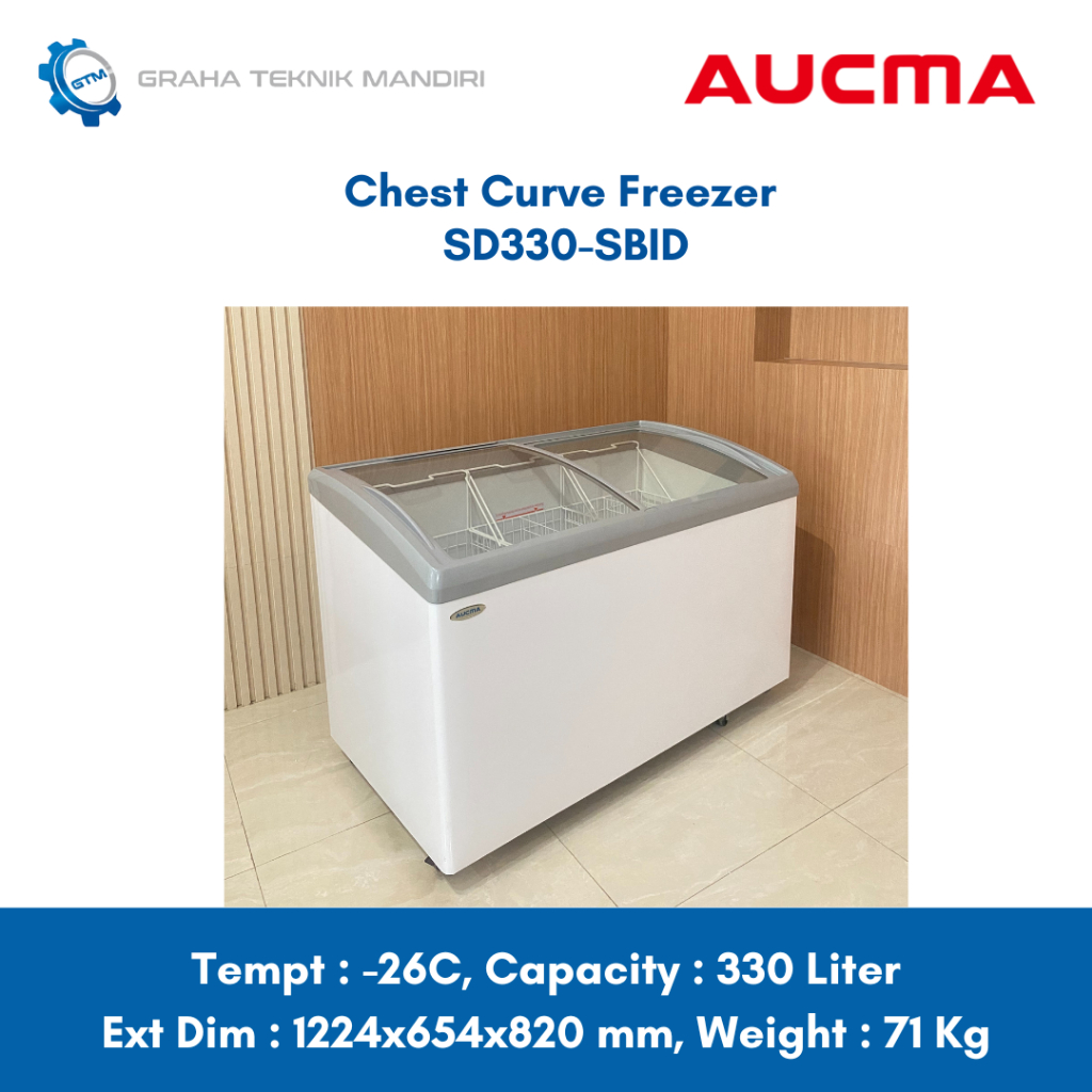 Jual Kulkas Chest Freezer untuk Frozen Food & Es Krim 214 Liter SD330 ...