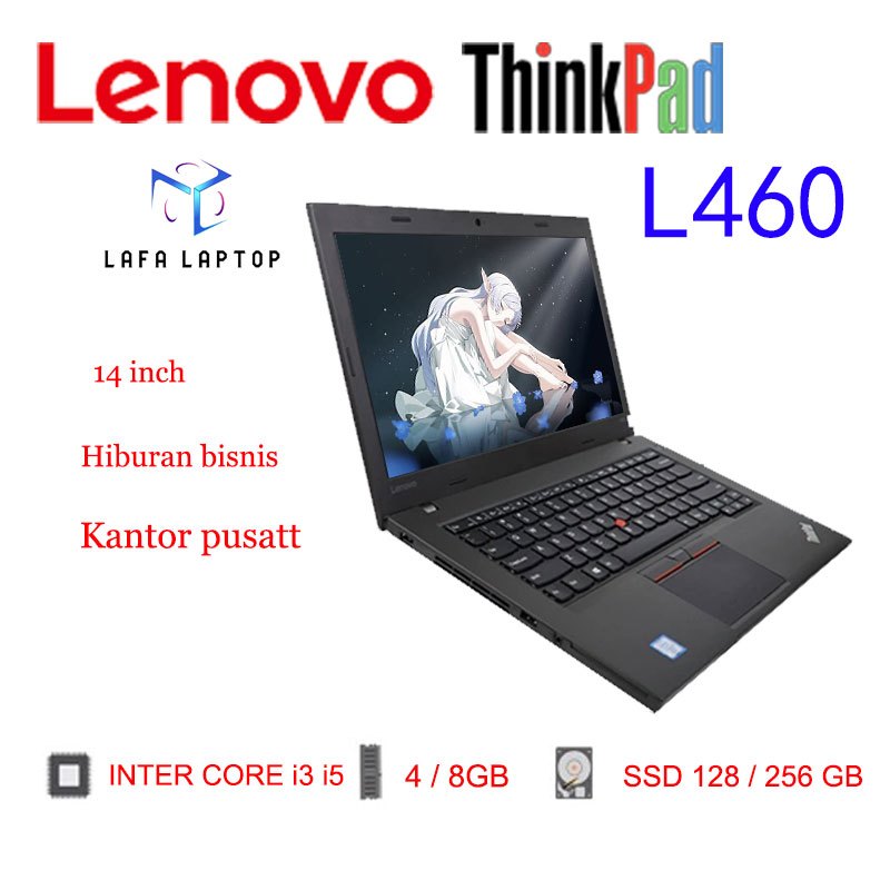 Jual Laptop Lenovo Thinkpad second L460 14inch core I3/I5 Windows 10 ...