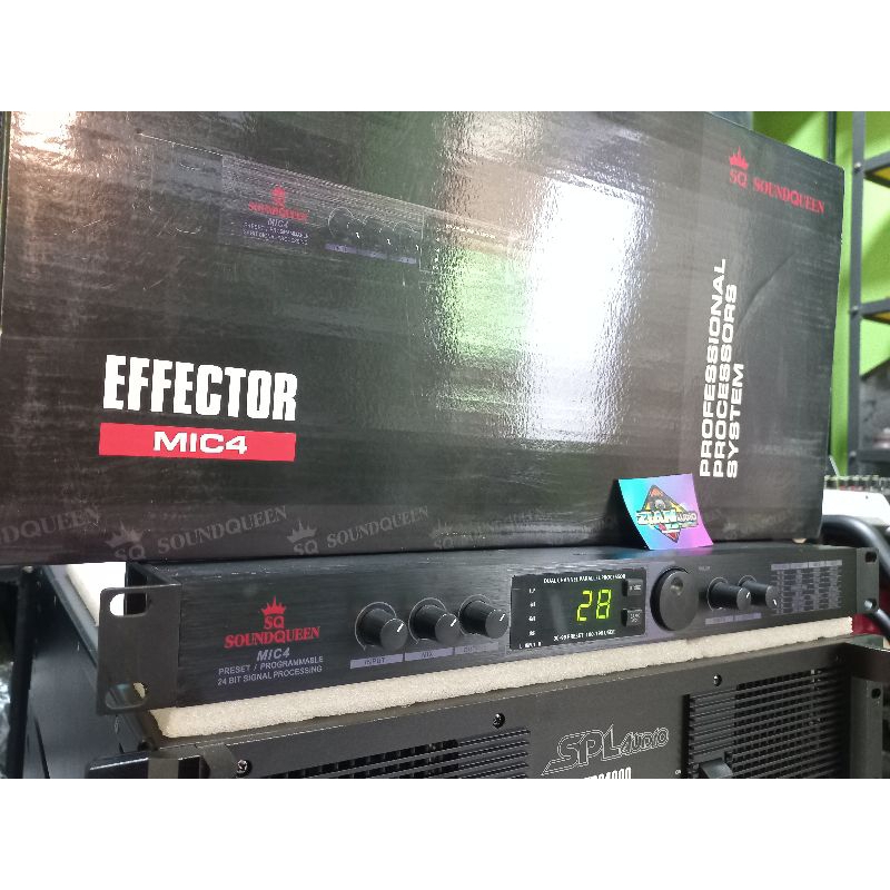 Jual Efek Vokal Audio Merek Soundqueen MIC4 original KUPING BESI ...