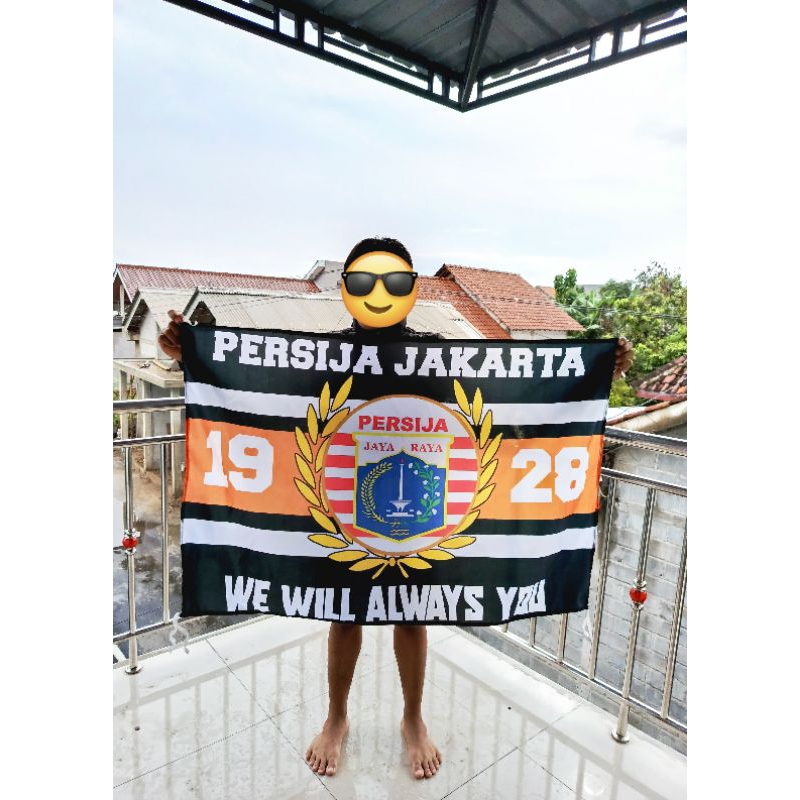 Jual BENDERA PERSIJA JAKARTA READY STOK (UKURAN 90X60) | Shopee Indonesia