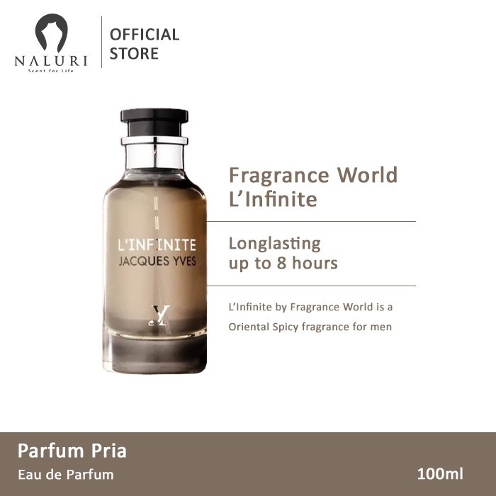 Jual Parfum Original Fragrance World L'Infinite Jacques Yves EDP 100ml ...