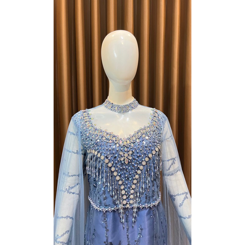 Jual Gaun pengantin slim ( gradasi ) bisa request warna | Shopee Indonesia