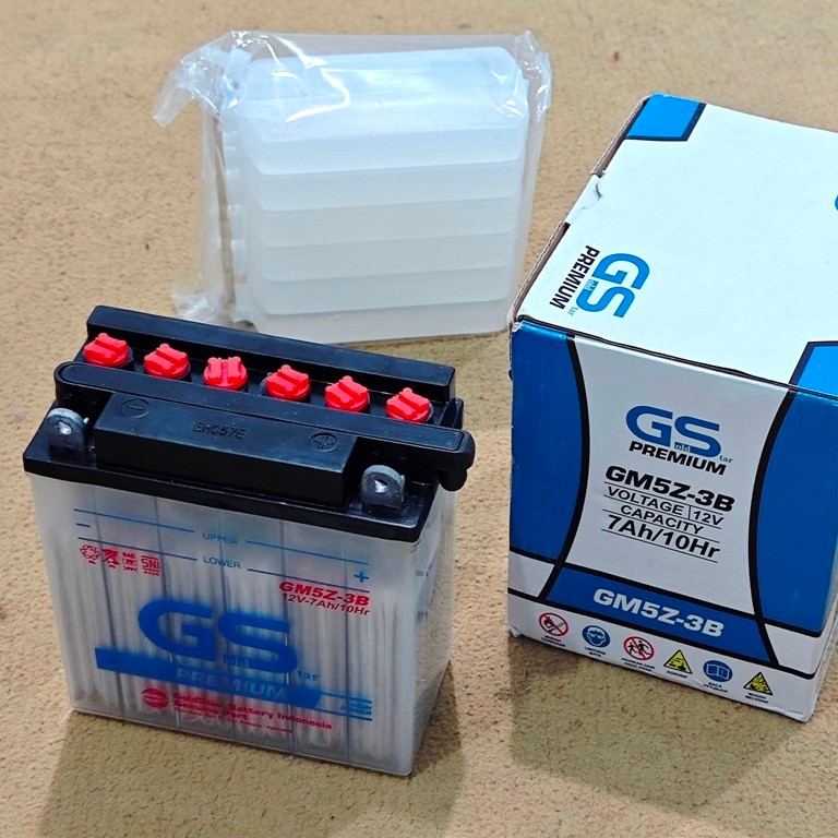 Jual TER MURAH AKI BASAH GS GM5Z-3B gm5z 3b premium acu accu motor honda astrea grand mega pro ...