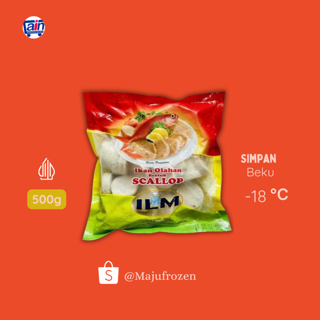 Jual SCALLOP Ikan Surimi PREMIUM ILM 500g | Shopee Indonesia