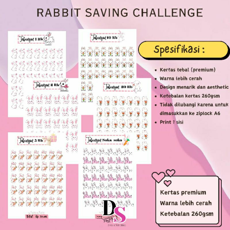 Jual RABBIT SAVING CHALLENGE | Shopee Indonesia