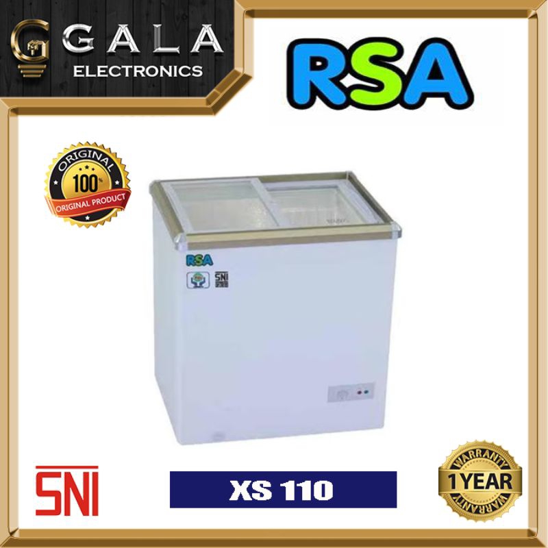 Jual Freezer Box Rsa Sliding Door XS 110 (100 Liter) | Shopee Indonesia