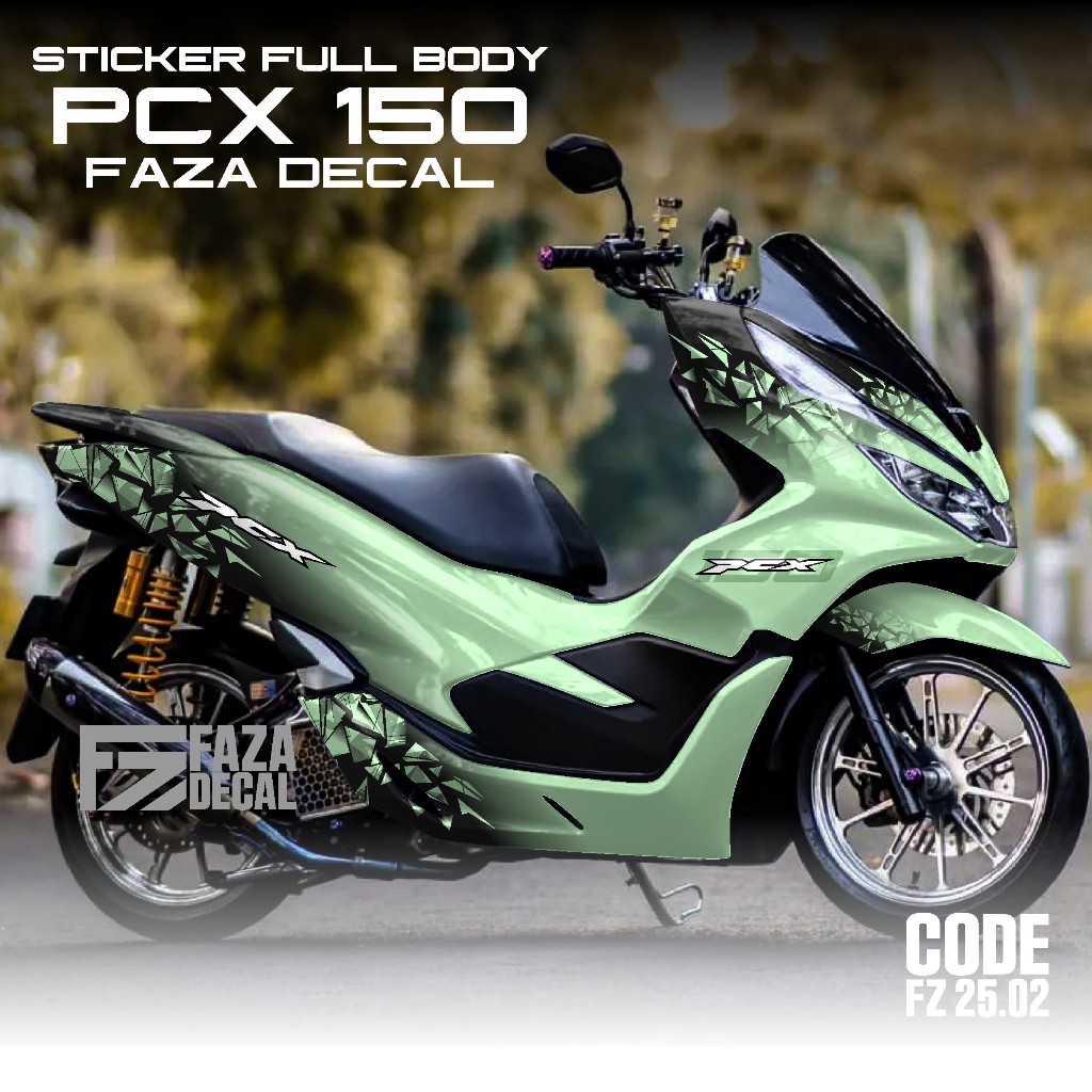Jual FAZA DECAL - COD Decal Sticker PCX 150 Full Body Grafis Gradasi ...