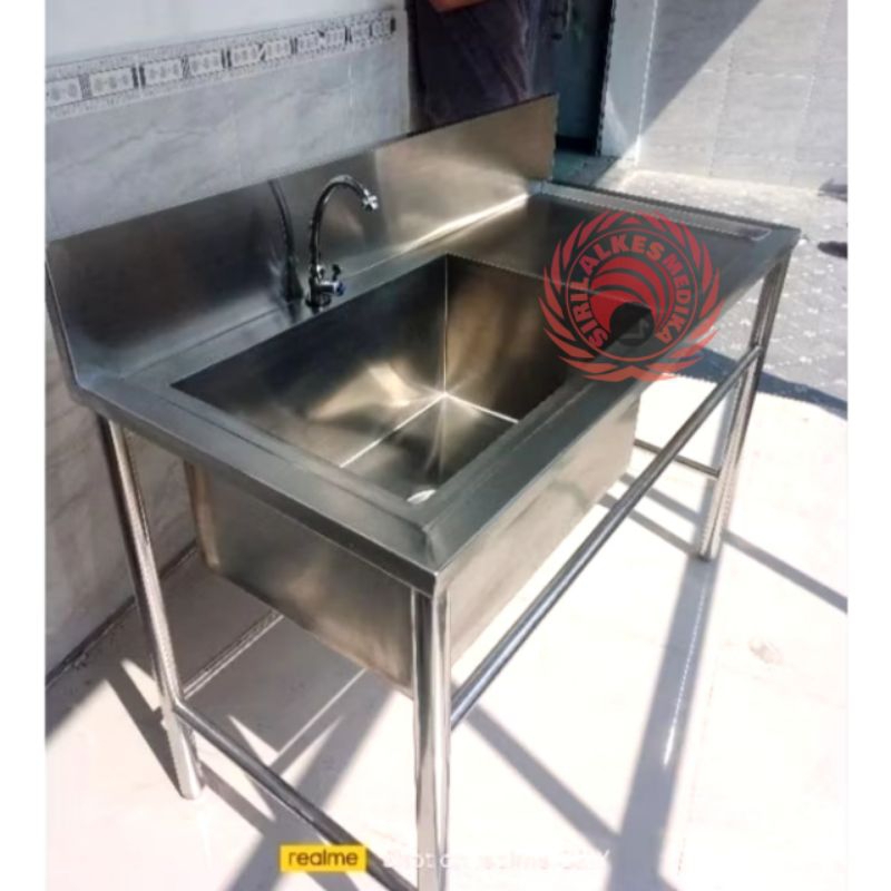 Jual meja sink stainless/wastafel stainless | Shopee Indonesia