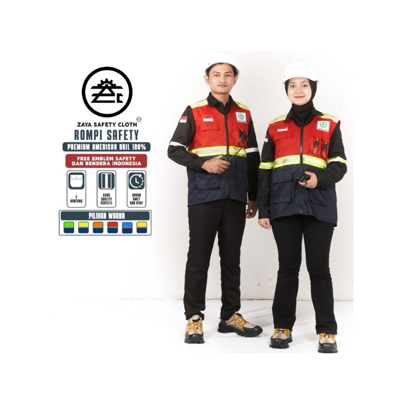 Jual rompi safety|rompi sefti|rompi proyek|rompi k3|rompi HSE Warna ...