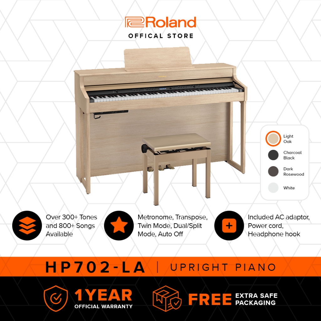 Jual Roland HP702 Digital Piano (Light Oak) | Shopee Indonesia