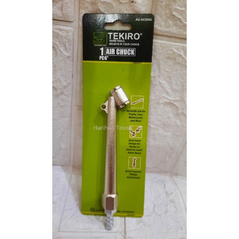 Jual Tekiro Air Chuck 6" / Alat Isi Angin Kecil 6" / Tire Chuck Tambah ...