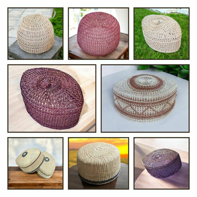 Jual Peci Rotan kopiah Rotan Songkok Rotan Khas Asli Kalimantan | Shopee Indonesia