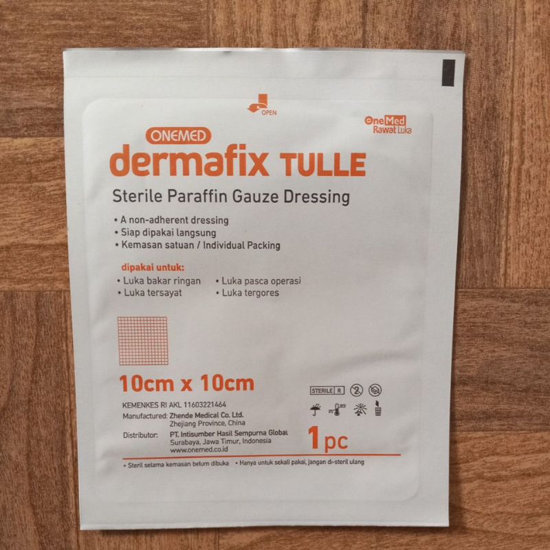 Jual Dermafix Tulle 10cm paraffin gauze harga 1 lembar | Shopee Indonesia