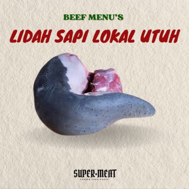 Jual Lidah Sapi Lokal Utuh / Lidah Sapi / Lidah Sapi Lokal Fresh / Beef ...
