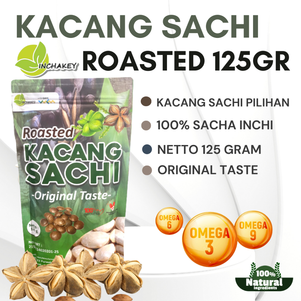 Jual Sacha Inchi Kacang PanggangRoasted Sachi Sacha Inchi Kulit Tinggal ...