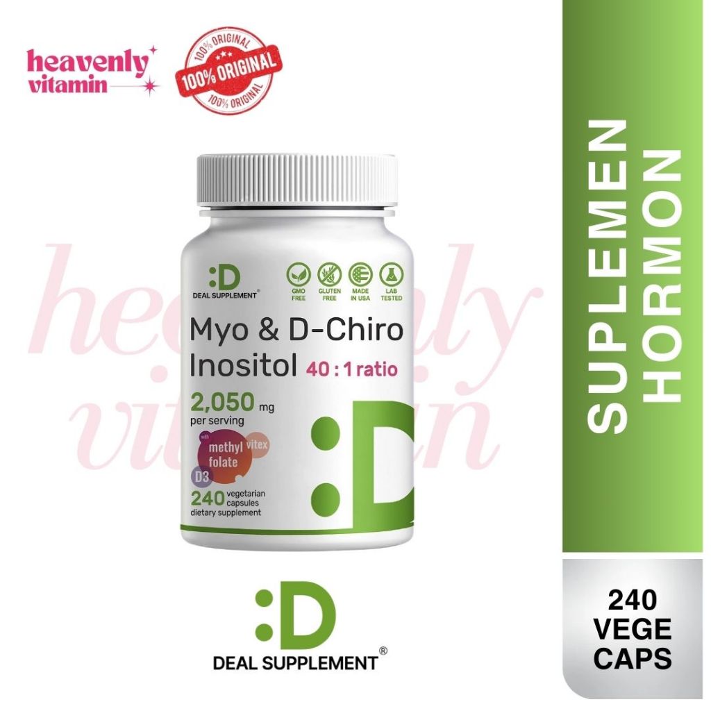 Jual Myo Inositol & D-Chiro Inositol PCOS by Deal Supplement - 240 ...