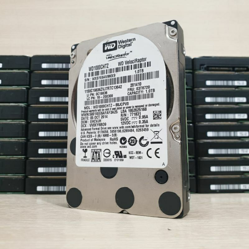 Jual Hardisk 1.0TB Western Digital WD WD1000CHTC velociraptor SATA RPM ...