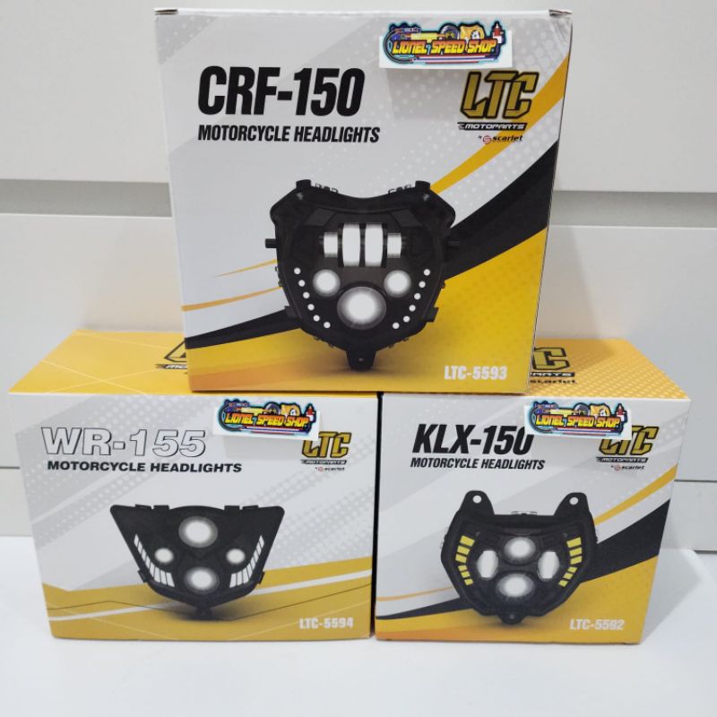 Jual LAMPU DEPAN REFLEKTOR HEAD LAMP LED DAYMAKER PNP KLX 150 BF D ...