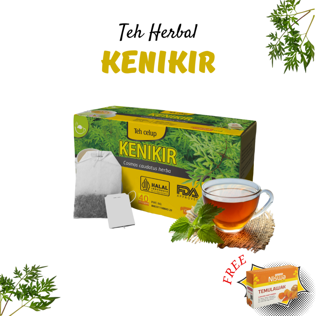 Jual Minuman Teh Herbal Kenikir Griyaherba Menurunkan tekanan darah dan ...