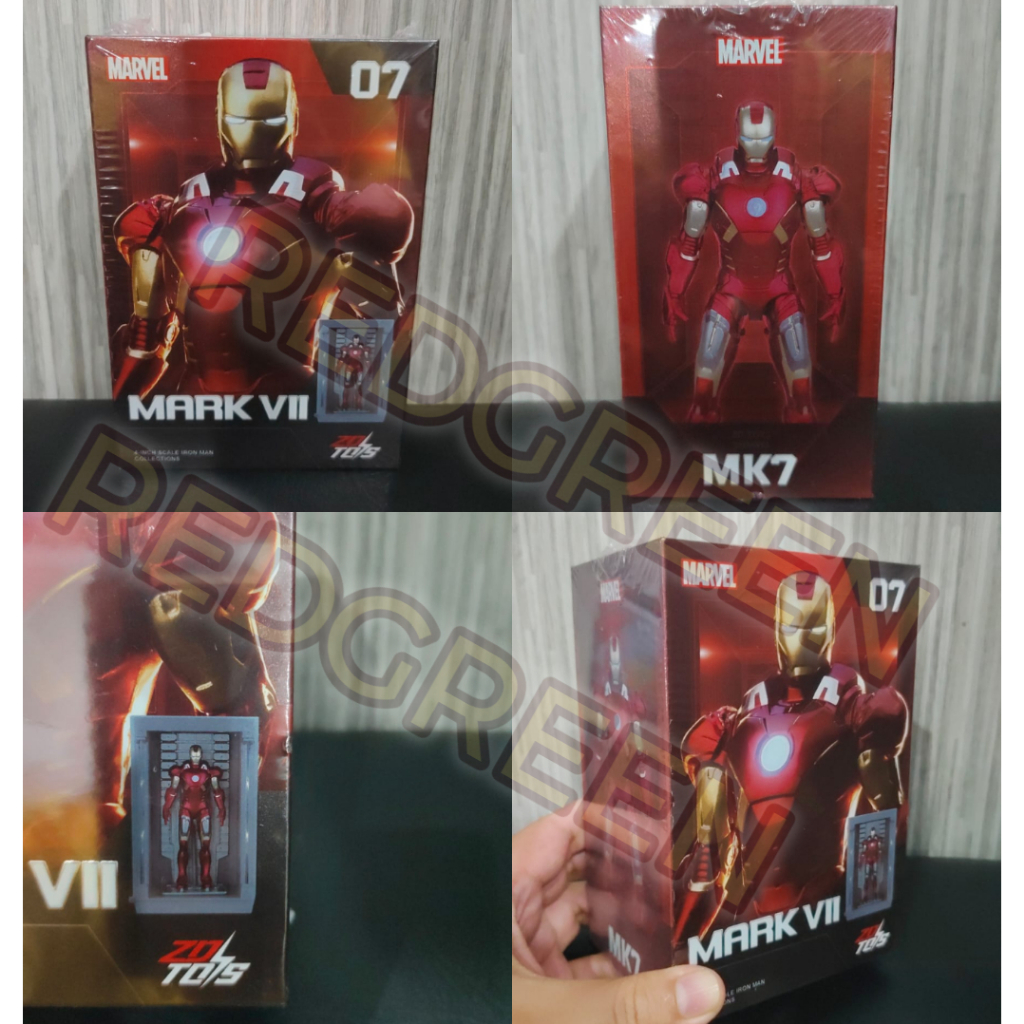Jual mainan anak action figure Infinity Saga Zd Toys Ironman Mark 7 ...