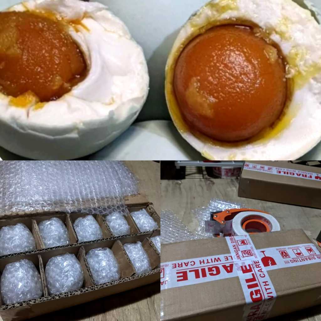 Jual Telur Asin Masir Dan Berminyak Isi 6 Butir Sudah Matang Ukuran ...