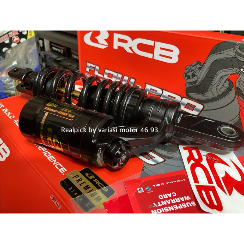 Jual shock rcb flow pro mio sporty / mio soul / scoopy new rcb flow pro ...