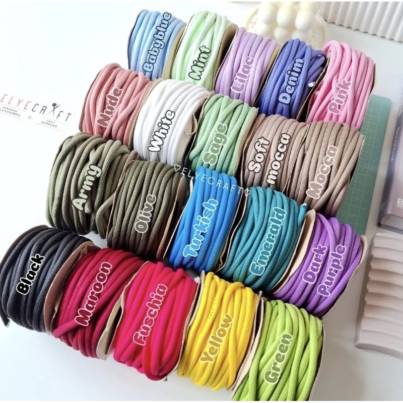 Jual Tali paracord local polos 4mm (3meter) | Shopee Indonesia