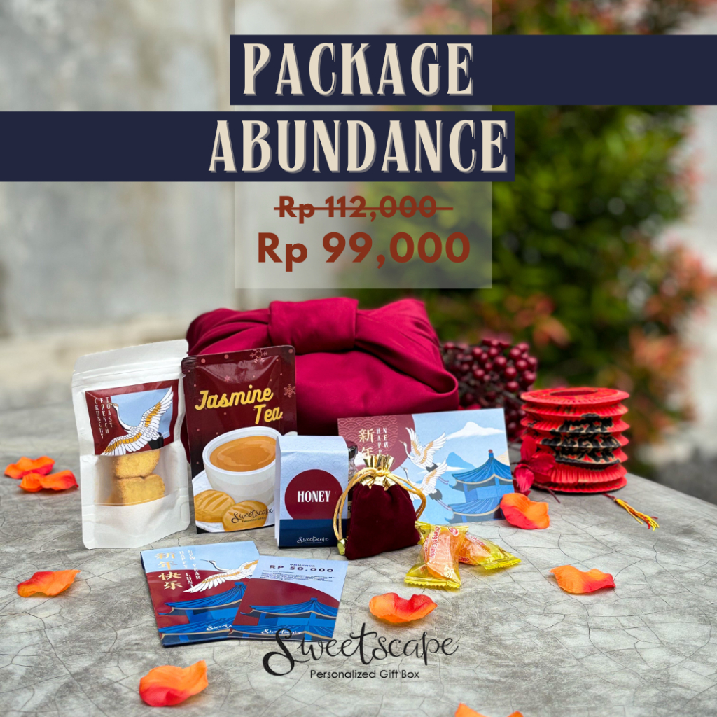 Jual ABUNDANCE PACKAGE - Chinese New Year Parcel - Jasmine Tea - Permen Jeruk - Paket Imlek ...