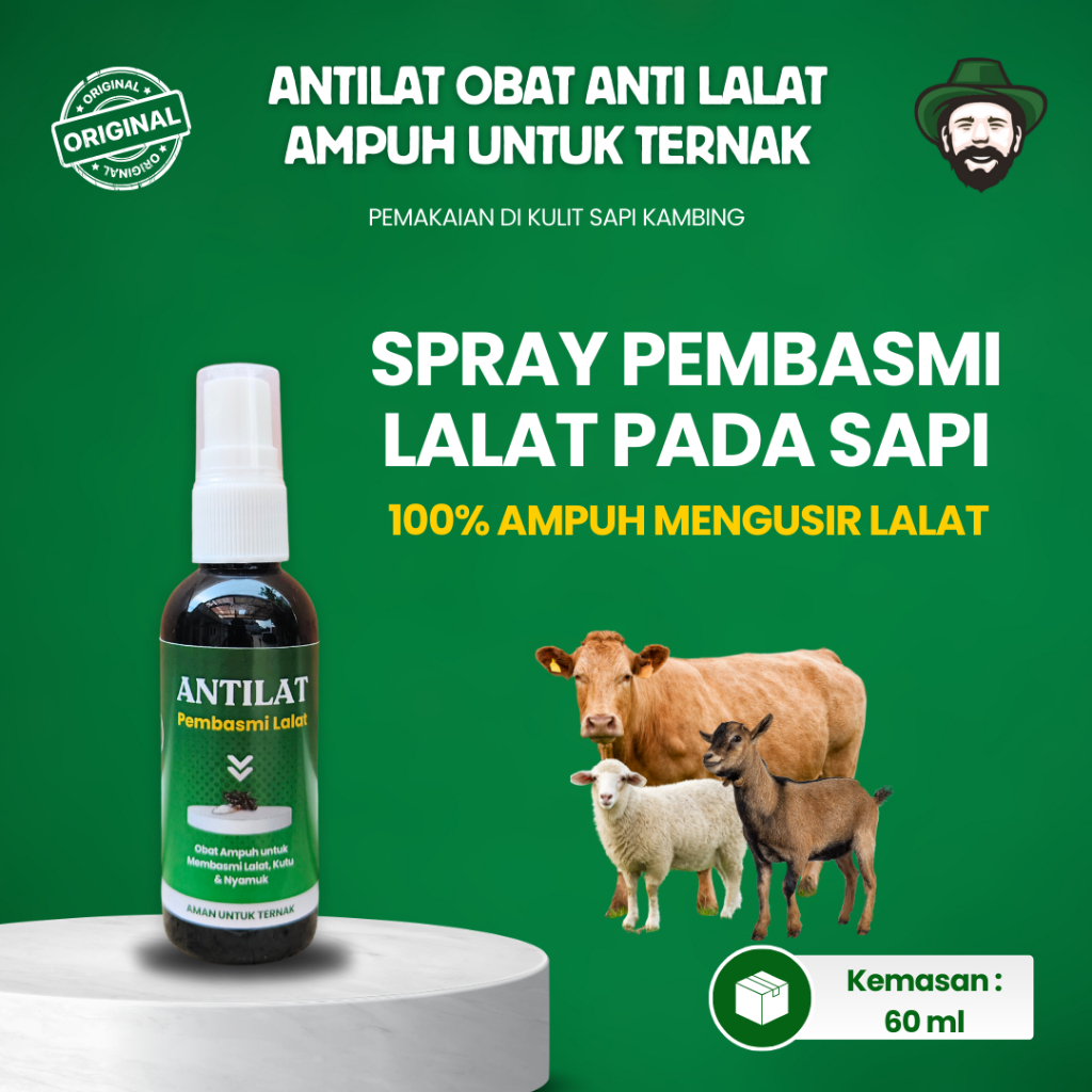 Jual ANTILAT Obat Anti Lalat untuk Sapi Kambing Obat Pembasmi Lalat ...