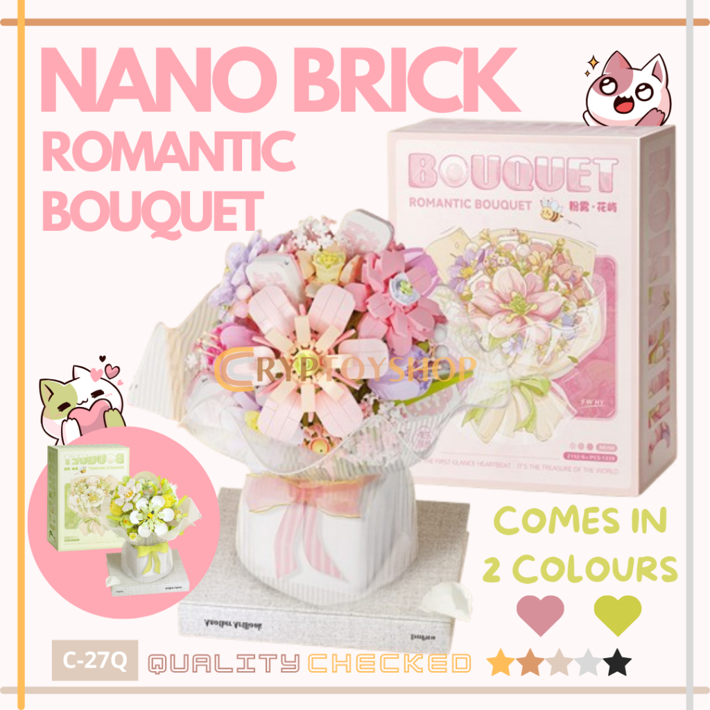 Jual CRYPTOYSHOP VALENTINE BALOK SUSUN NANO BRICKS WEILE ROMANTIC ...
