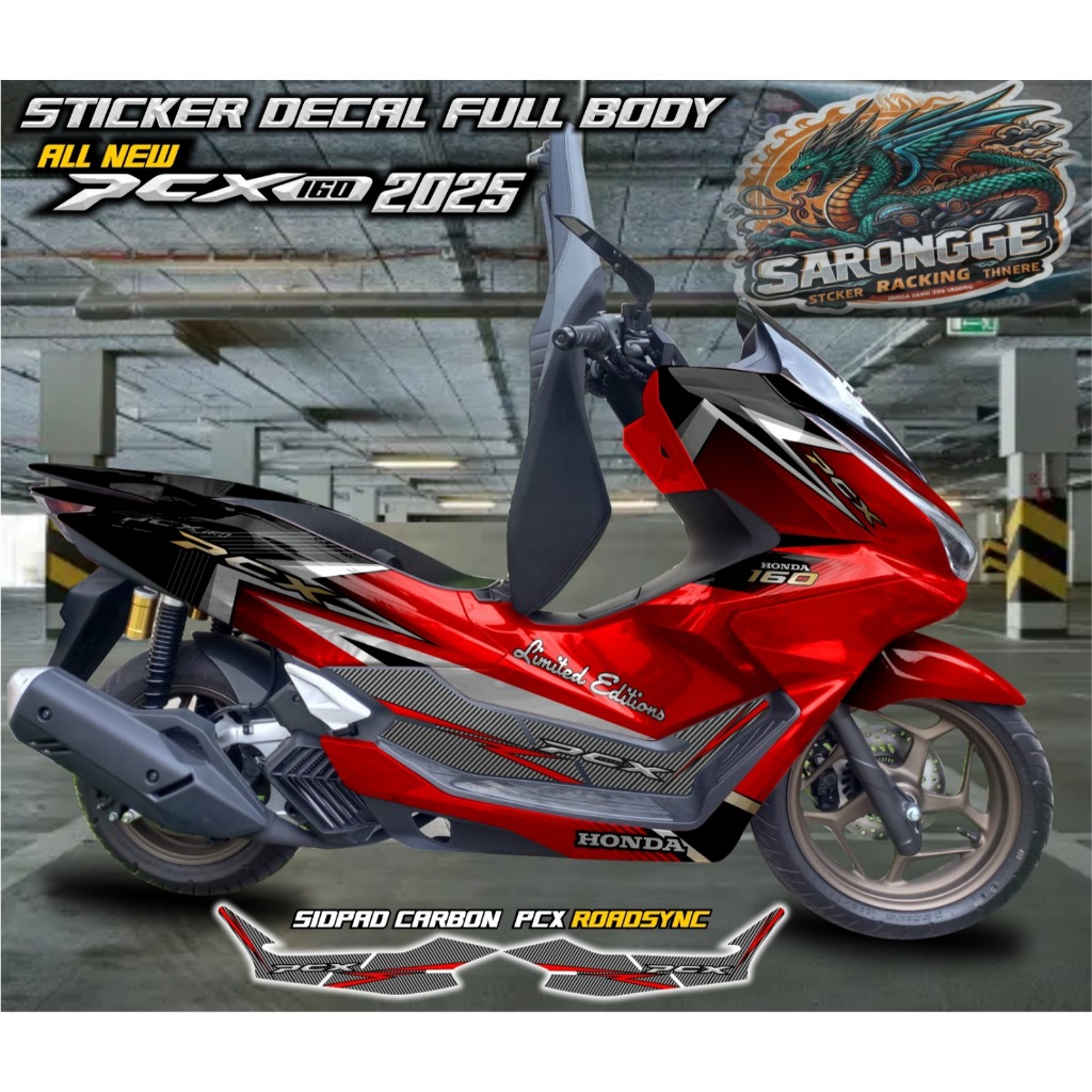 Jual STICKER DECAL PCX 160 ROADSYNC FULLBODY VARIASI DEKAL PCX 160 ...