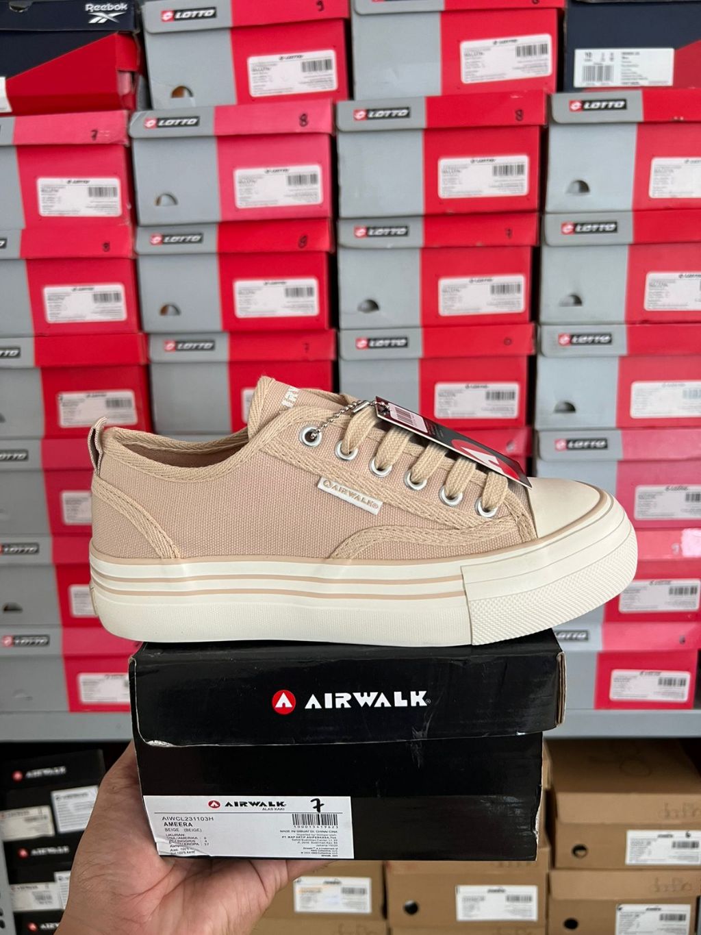 Jual Airwalk Ameera Beige Women Shoes Original | Shopee Indonesia