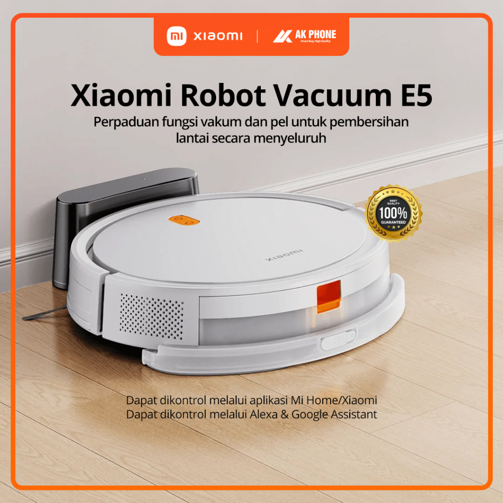 Jual Xiaomi Robot Vacuum E5 Garansi Resmi (AK PHONE JAMBI) | Shopee ...