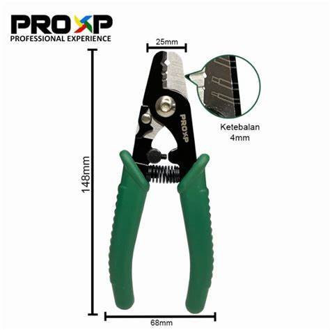 Jual PROXP FCT-10 Fiber Optic Stripper dropcore Tang Fiber Optik ...
