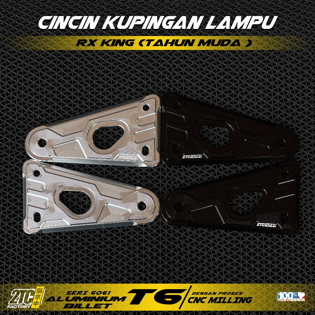 Jual KUPINGAN LAMPU BULAT CNC RX KING KUPINGAN LAMPU RX KING PEREDAM ...