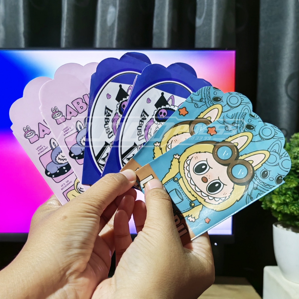 Jual [ 1 Pack isi 10 ] AMPLOP Lebaran Karakter Labubu Kuromi Sanrio ...