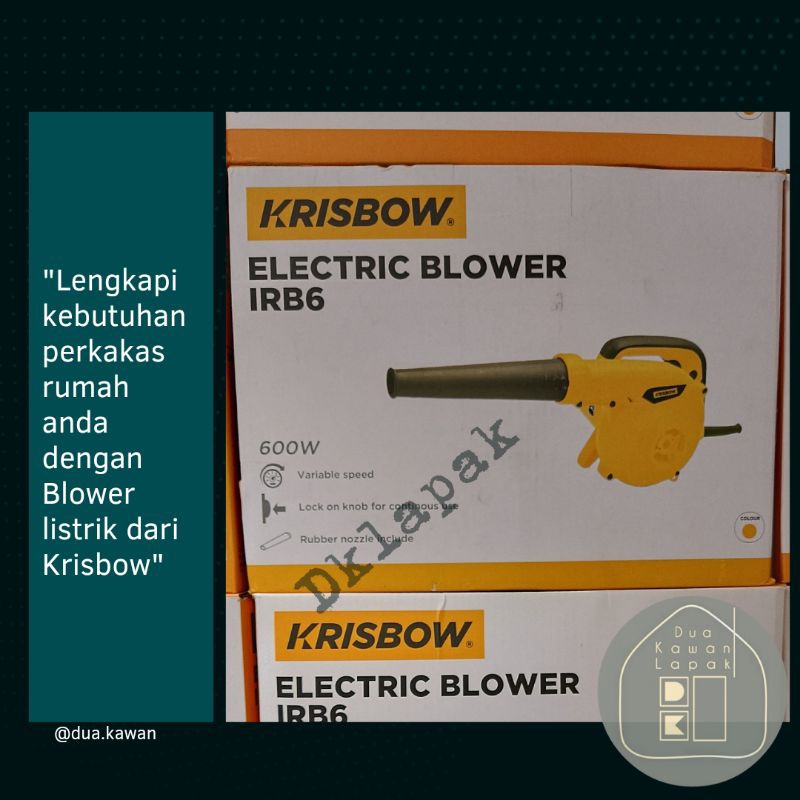Jual Krisbow Electric Blower 600 Watt | Shopee Indonesia