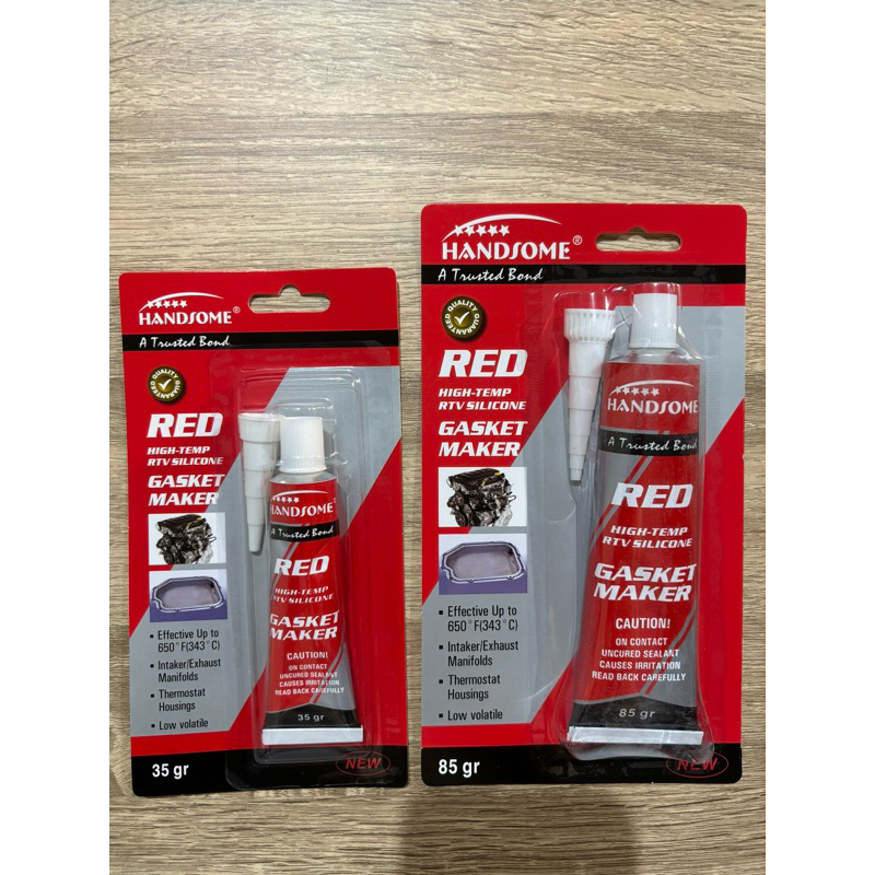 Jual LEM SILIKON SILICON RED HIGH TEMP / LEM SEALENT MERAH TAHAN SUHU ...