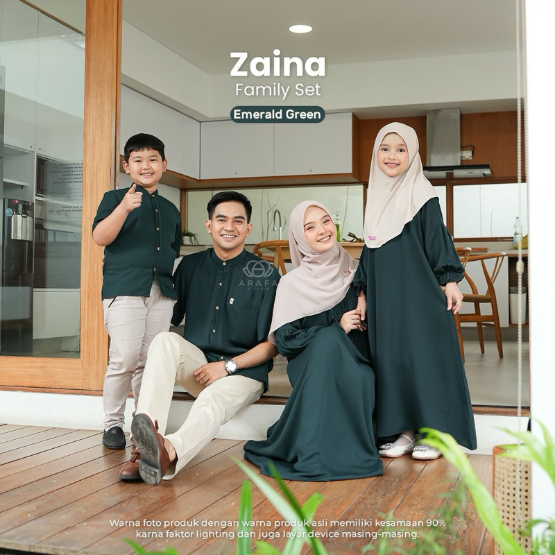 Jual Pre Order-Zaina Set Family By Arafa Hijab (Dress Mom) | Shopee ...