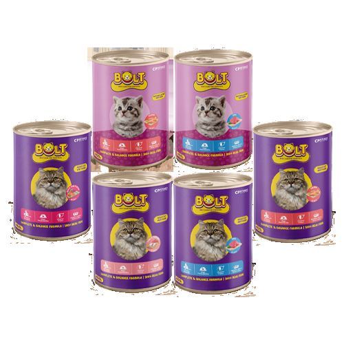 Jual Bolt Kaleng 400gr | Makanan Kucing Kaleng Basah Bolt 400gr Can Wet ...