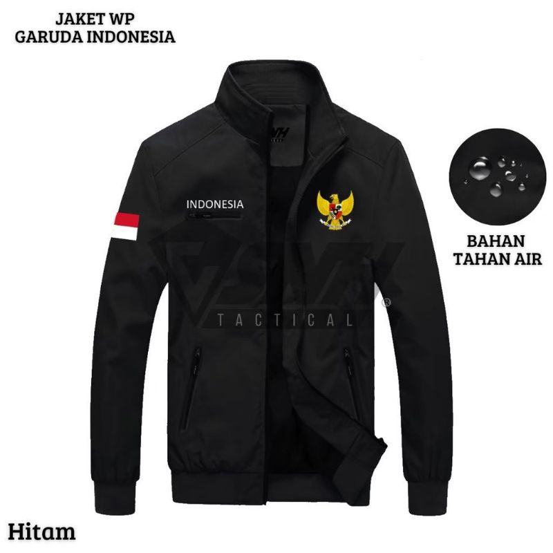 Jual Jaket Parasut WP Garuda Indonesia Hitam Original Jakettetlaris ...